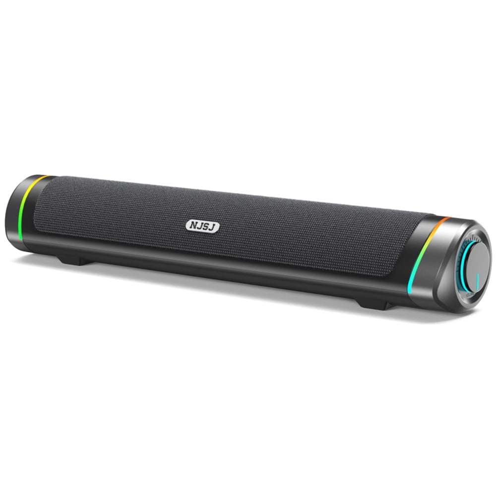 NJSJ Computer Speakers for Desktop with Dynamic RGB PC Speakers with 6W ...