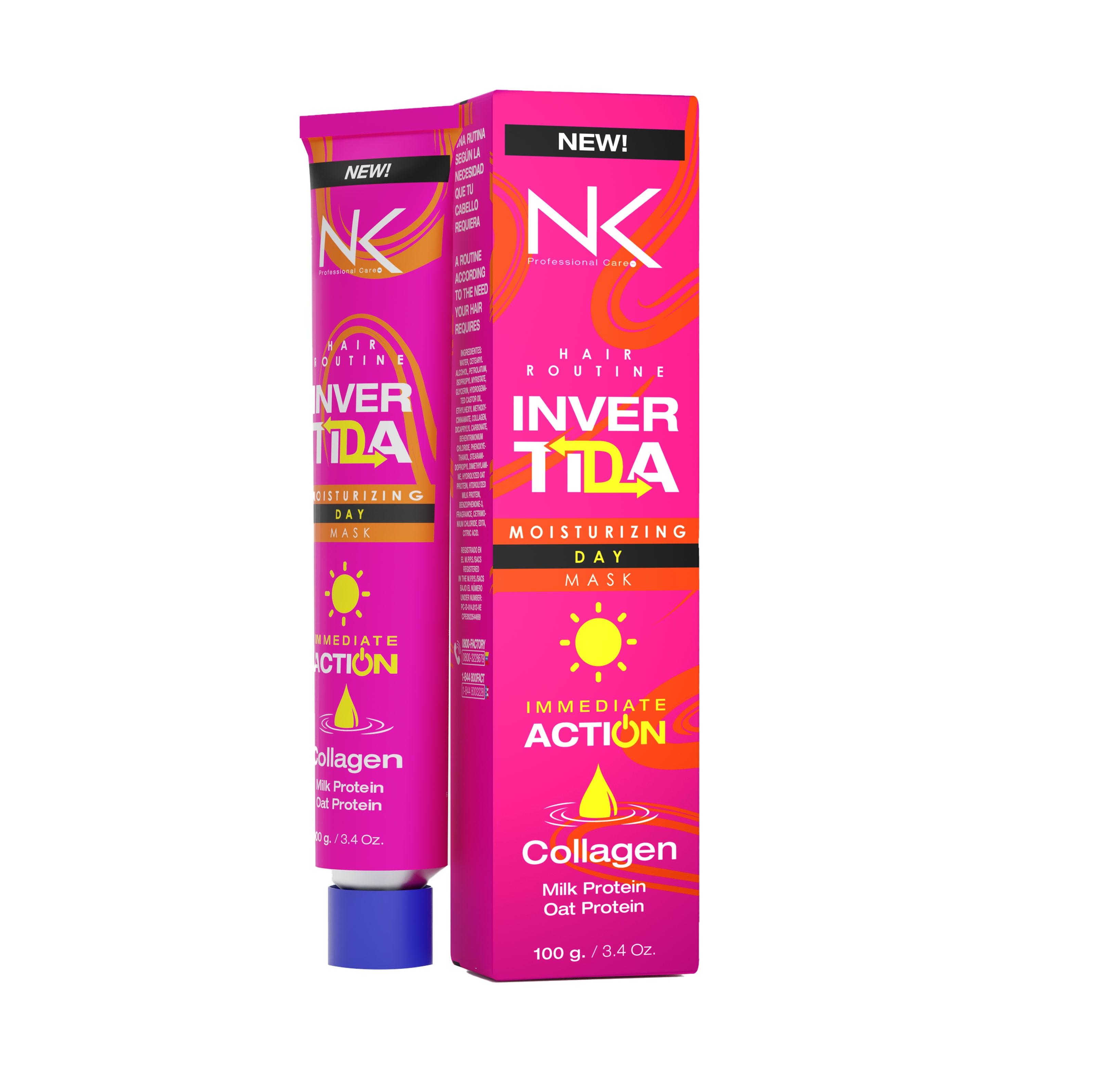 NK Professional Care InvertHair Routine Moisturizing Hair Mask with ...