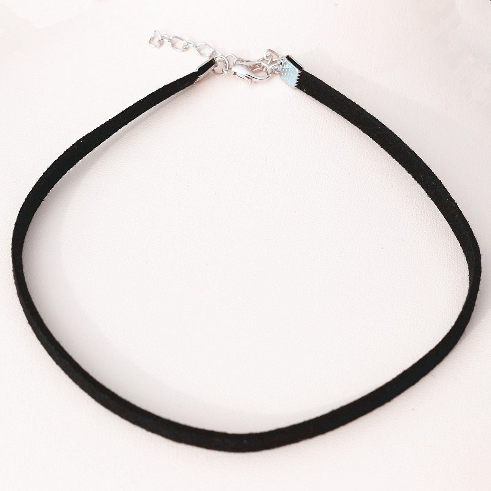 NK860 New Wholesale Minimalist Black Sexy Chokers Necklace Leather ...