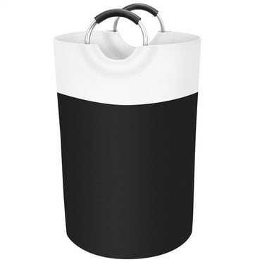 Caroeas 90L Sturdy Clothes Basket, Black X-Large Laundry Hamper ...