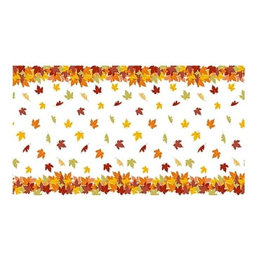 Romanstile Fall Tablecloth 60x84inch Rectangular Thanksgiving Autumn ...