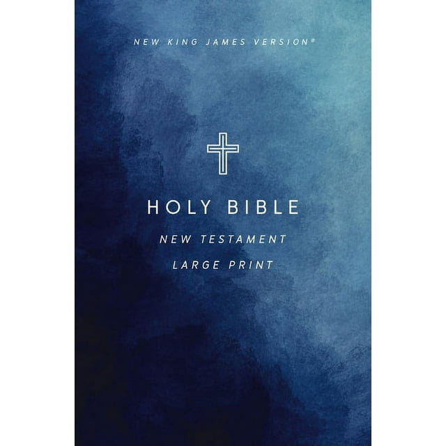 NKJV Large Print Outreach New Testament Bible, Geometric Softcover ...