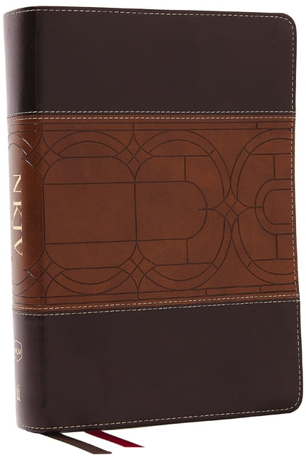 NKJV Study Bible, Leathersoft, Brown, Full-Color, Comfort Print: The ...