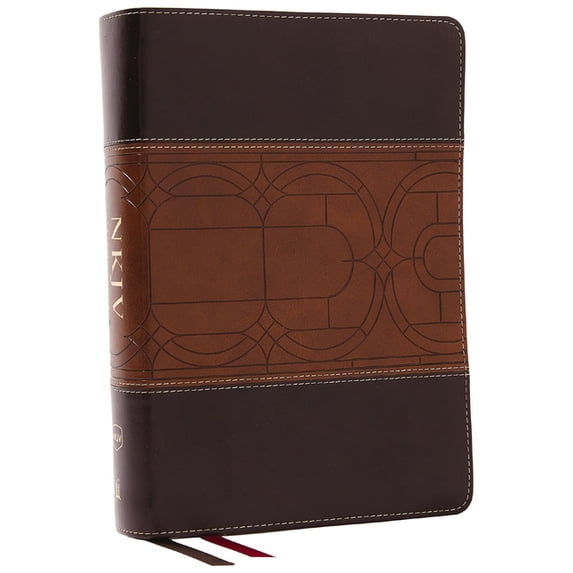 NKJV Study Bible, Leathersoft, Brown, Full-Color, Comfort Print: The ...