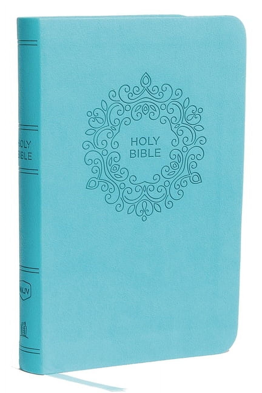 NKJV, Value Thinline Bible, Compact, Imitation Leather, Blue, Red ...