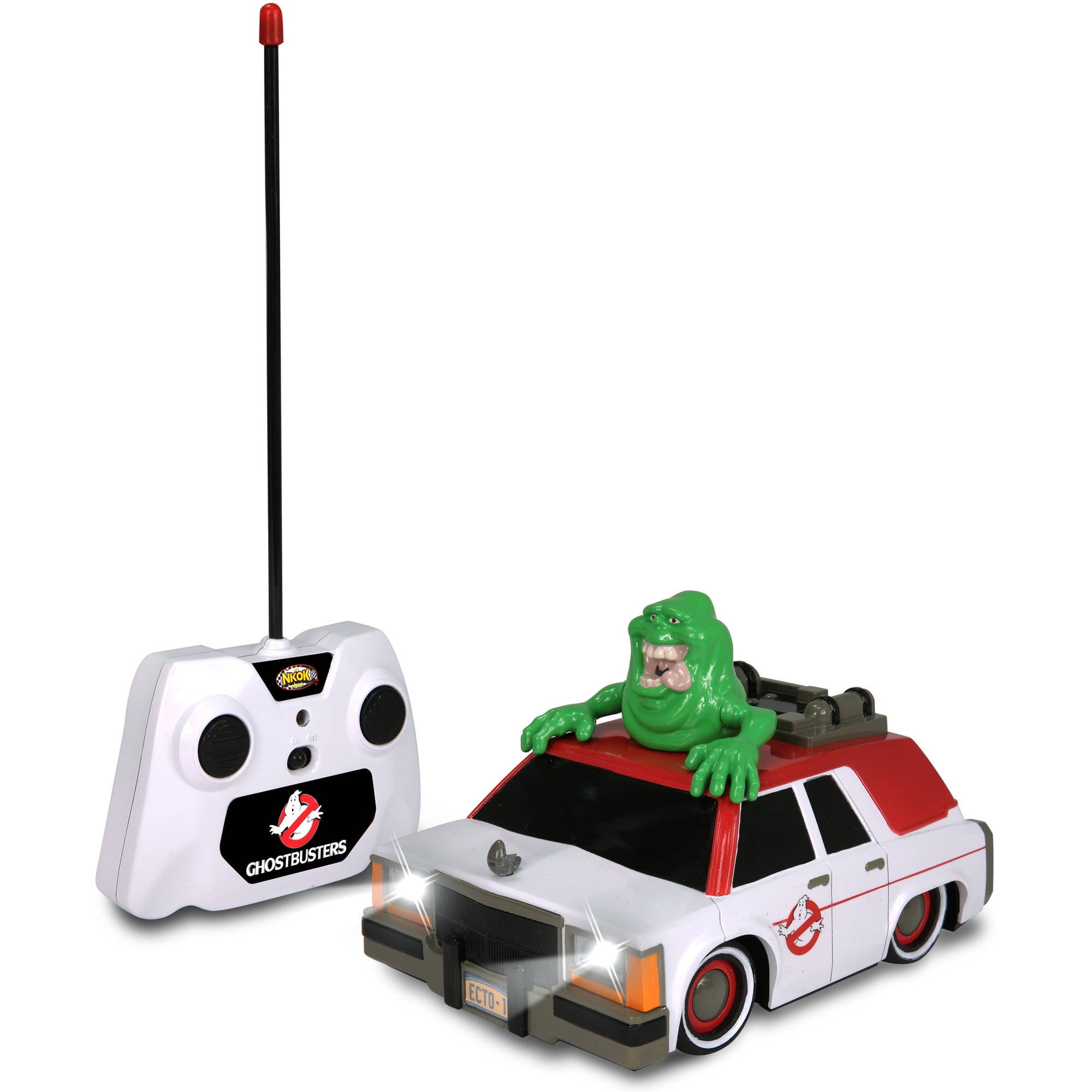 NKOK Ghostbusters RC Ecto-1 w/ Glowing Slimer - Walmart.com