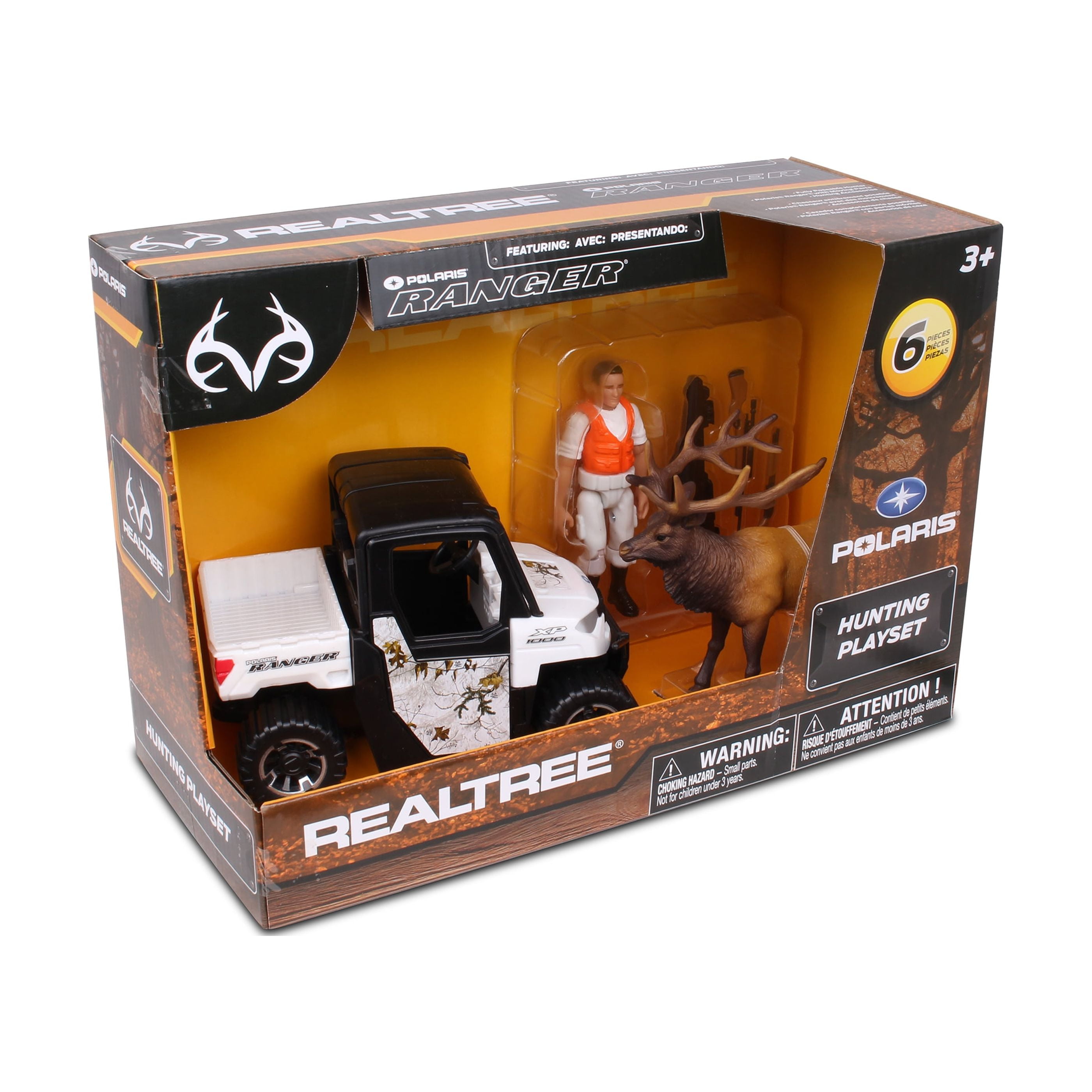 NKOK RealTree 6-Piece Polaris Ranger Elk Hunting Playset, 1:18 Scale ...