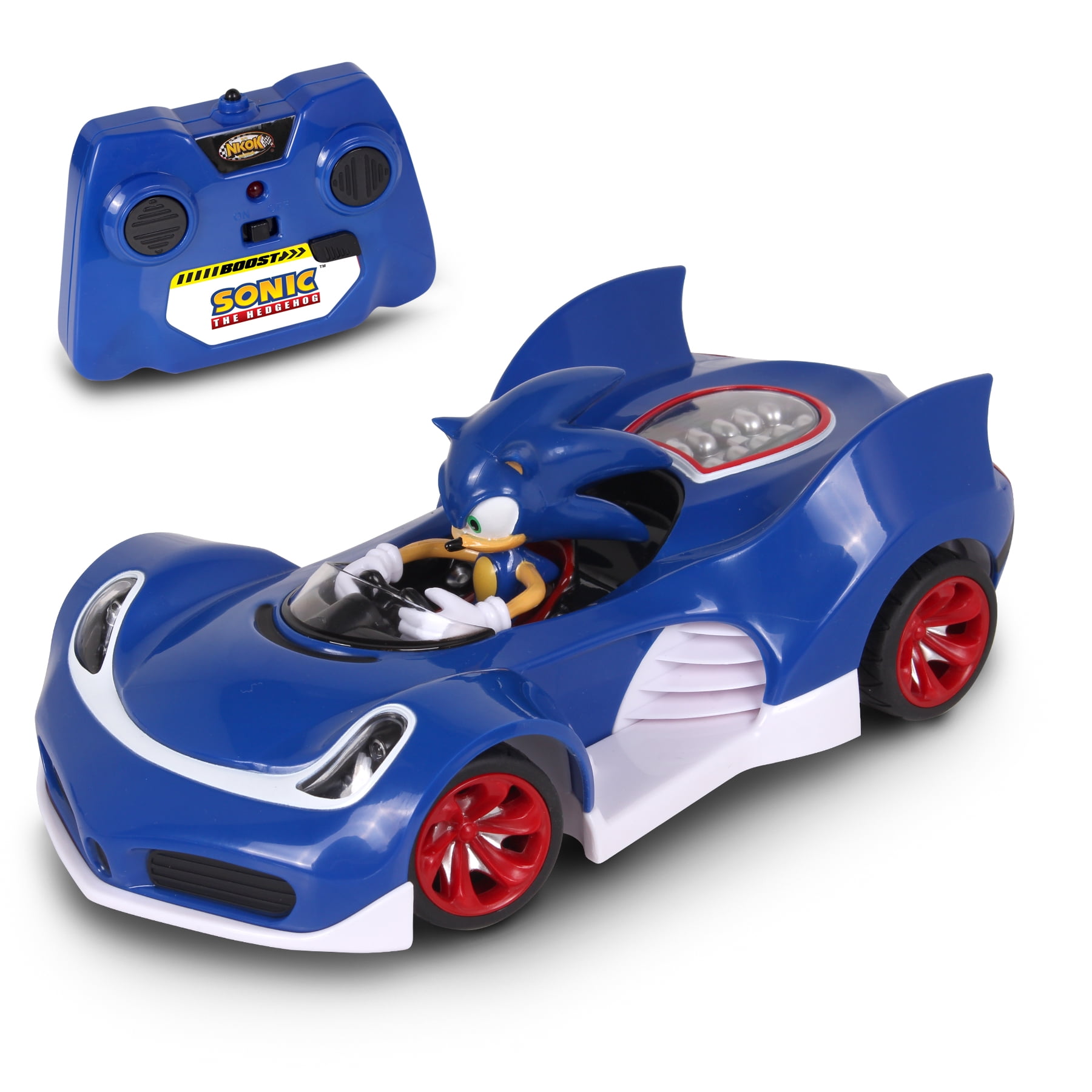 NKOK Sonic All Stars Racing Transformed RC Vehicle - Sonic - Walmart.com