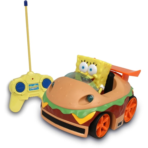 SpongeBob SquarePants, RC Car, Krabby Patty Vehicle with Lights ...
