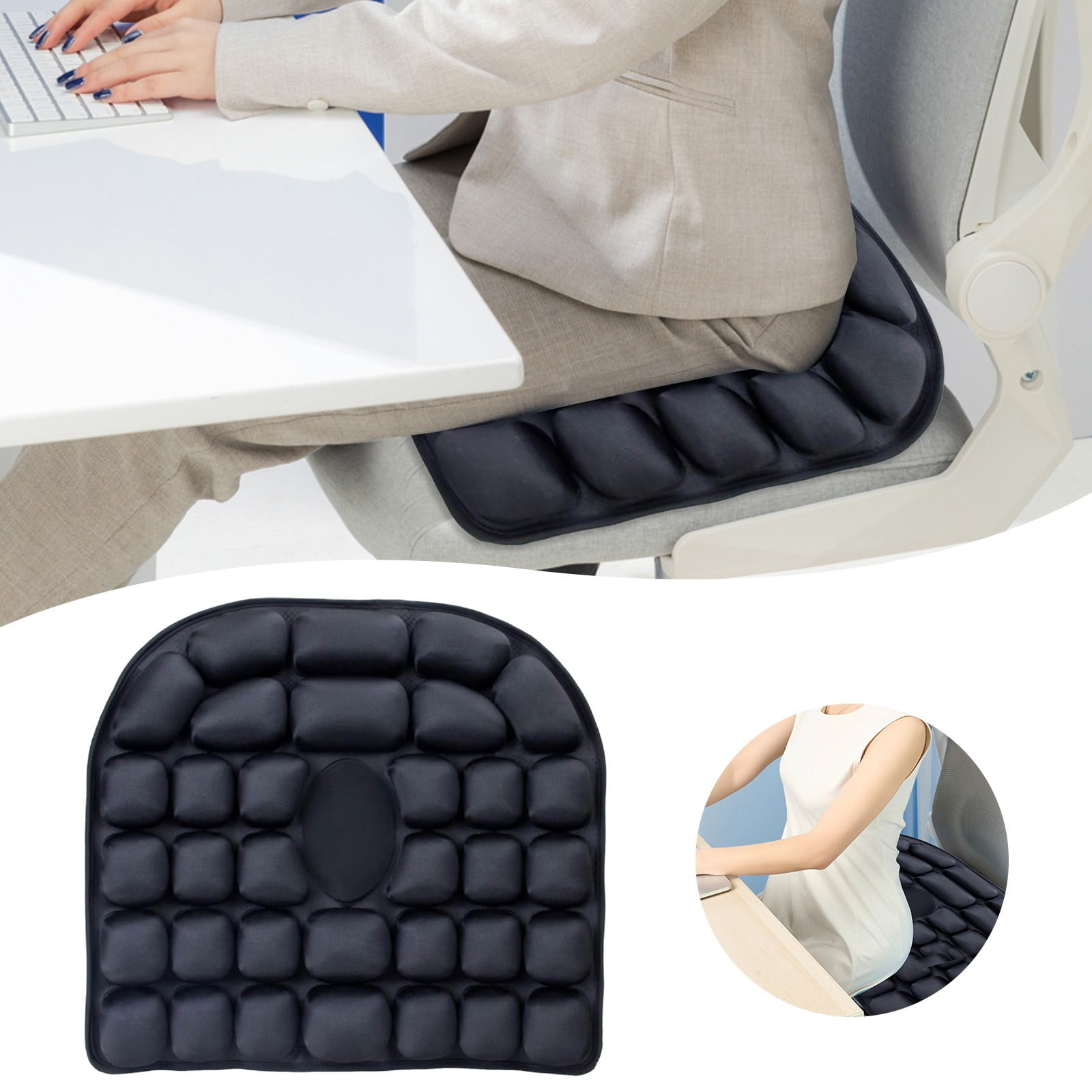 NKOOGH 16.5 Inch Travel Cushion 3D Air Cell Seat Cushion Seat Cushion ...