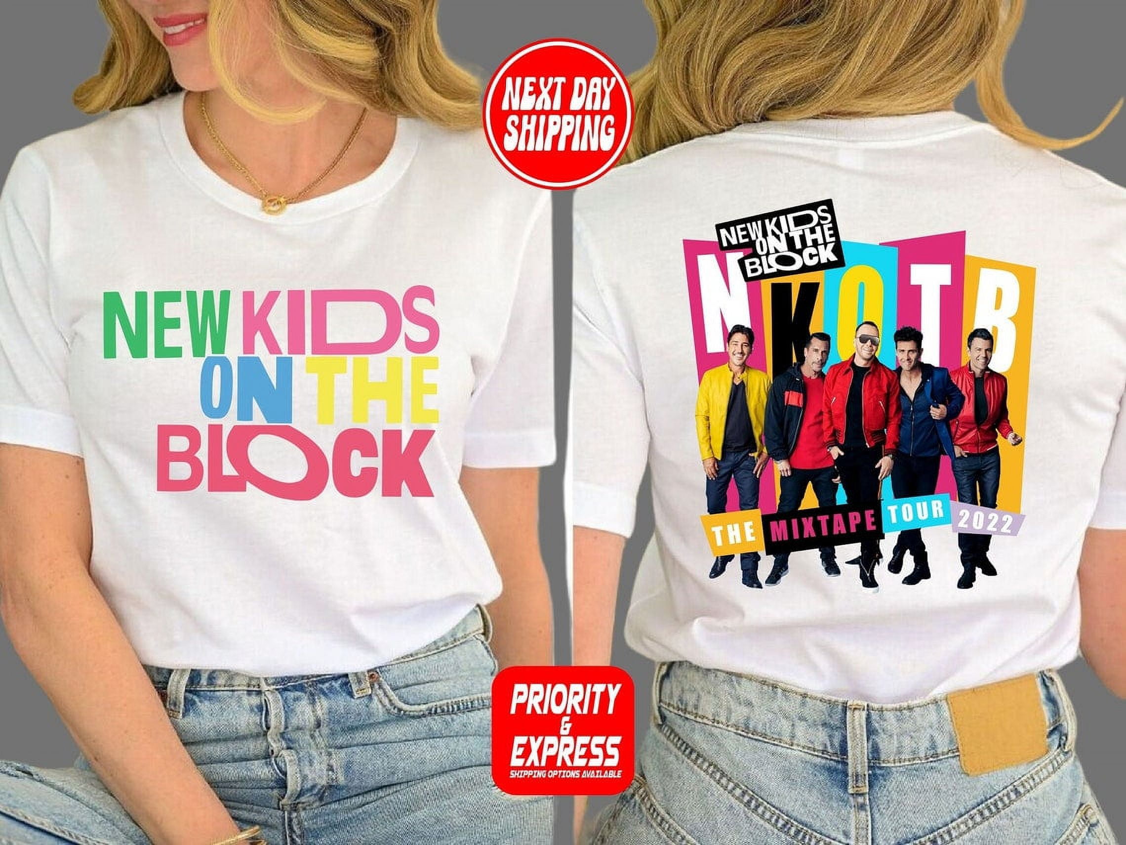 NKOTB Magic Summer 2024 WHITE Shirt, New Kids On the Block Shirt, Vintage NKOTB Group Shirt ...