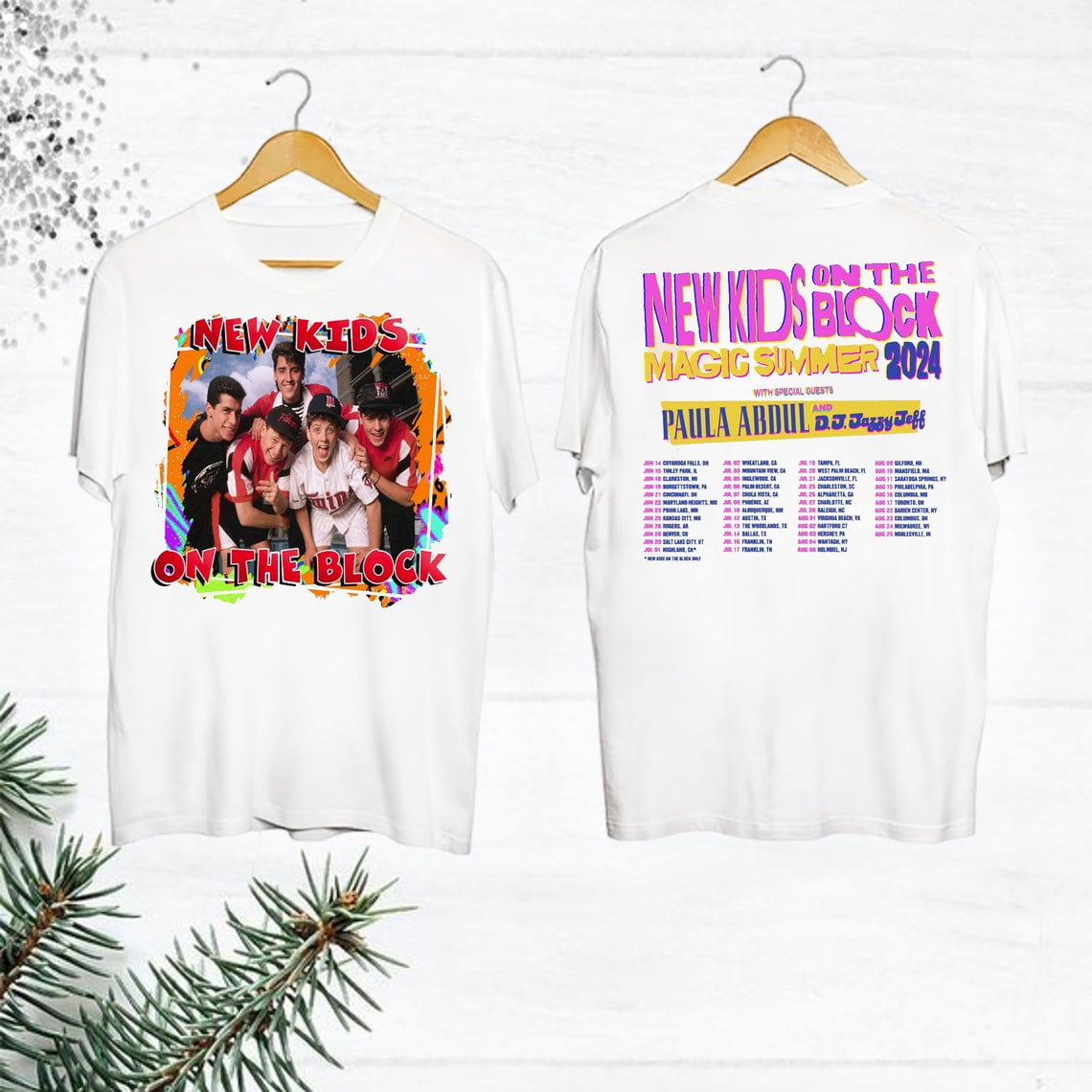 NKOTB The Magic Summer Tour 2024 Shirt, New Kids on the Block Fan Shirt ...
