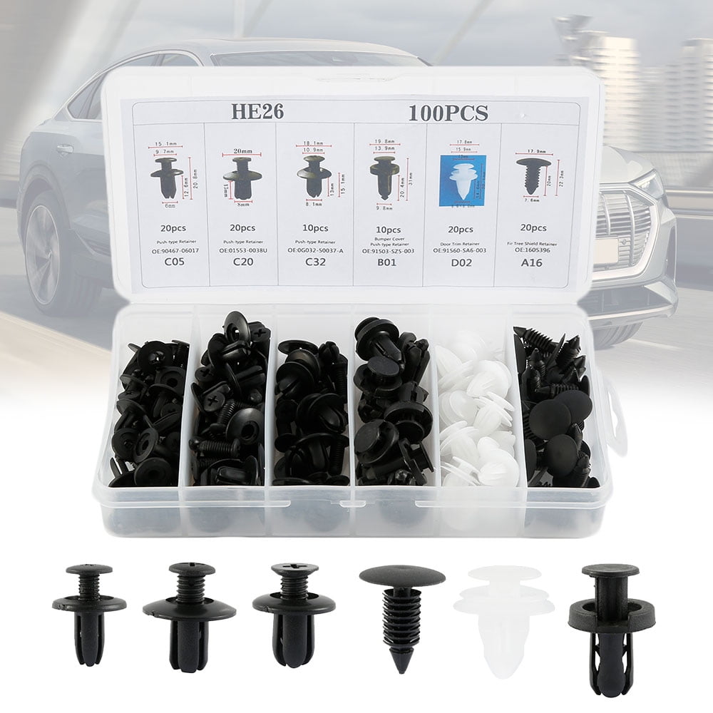 NKTIER Car Body Trim Clips - Car Retainer Clips Universal Auto Clips ...