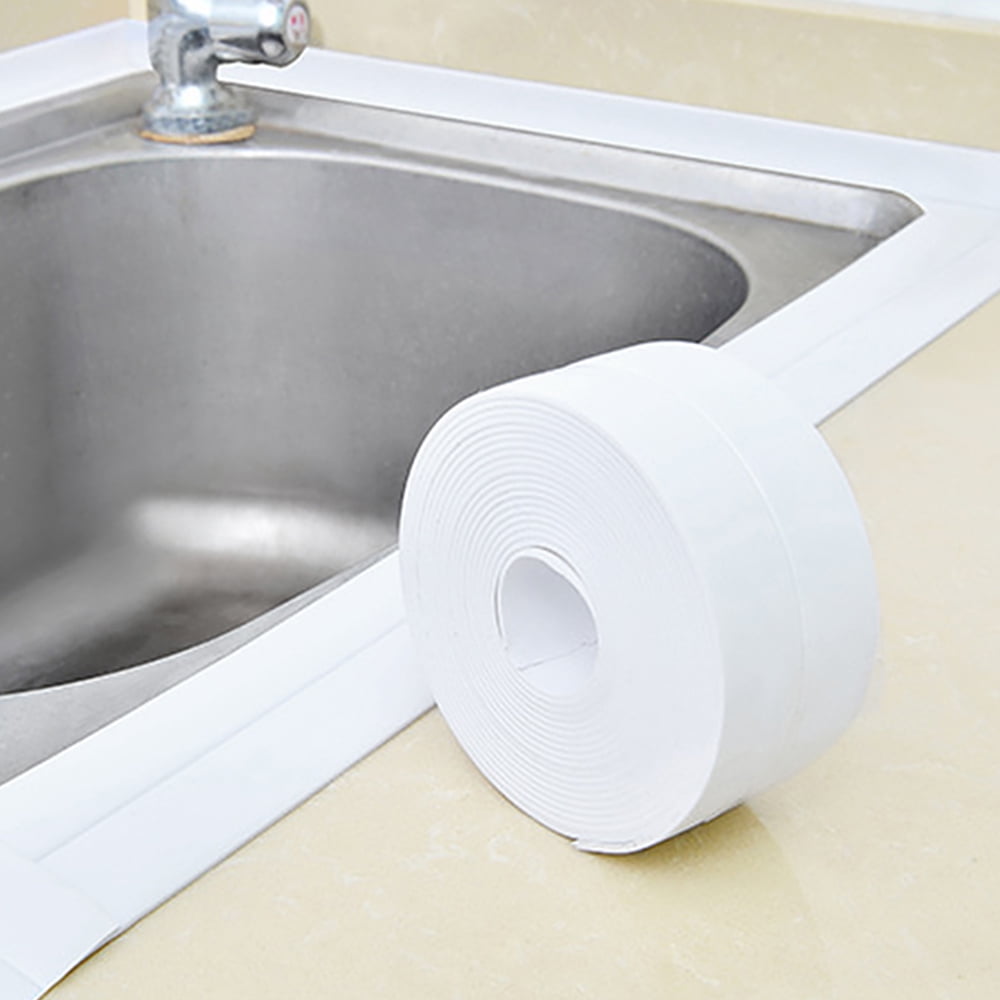 NKTIER Kitchen Bathroom Wall Sealing Tape ,PVC Waterproof Proof Crevice ...
