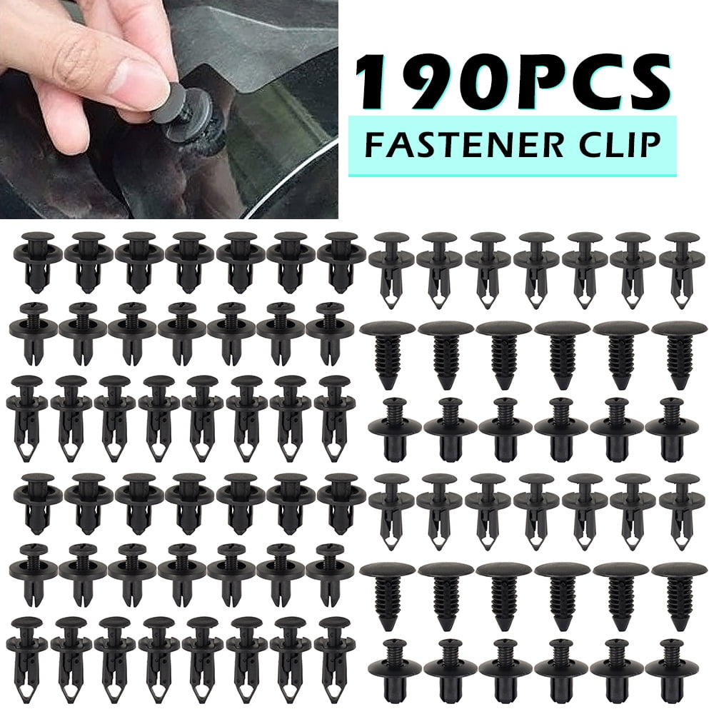 NKTIER Plastic Rivet Clips Car Retainer Clips & Plastic Fasteners Kit ...