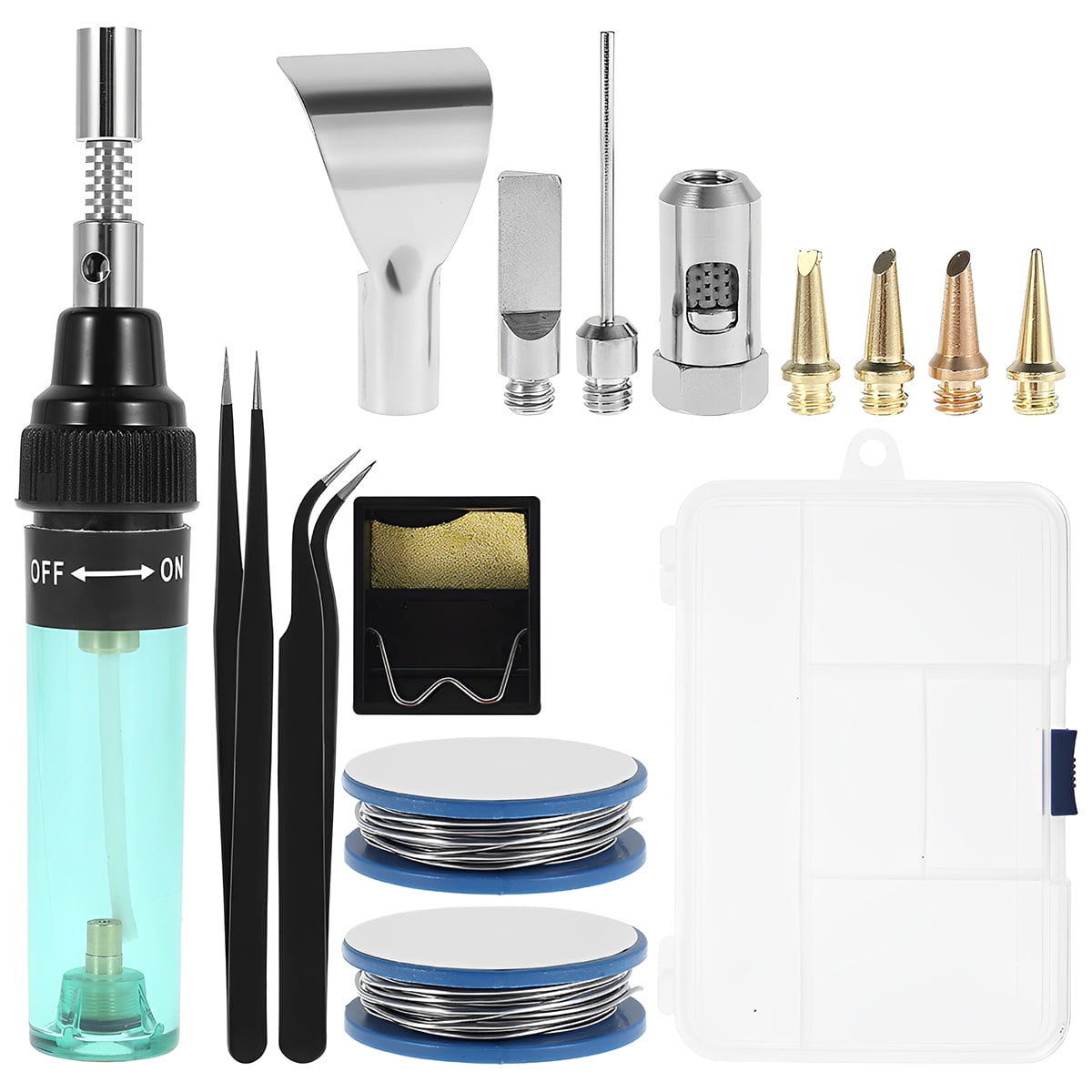 NKTIER Soldering Iron Large Capacity Gas Soldering Iron Kit Portable ...