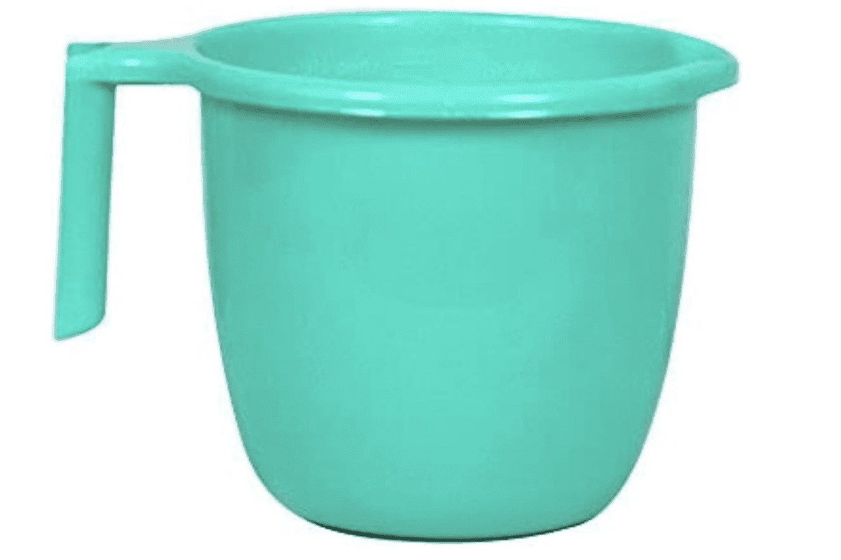 NKUSA Plastic Mugs for Bathroom Bath Accessory x 1 Mug Bathing Mugs ...