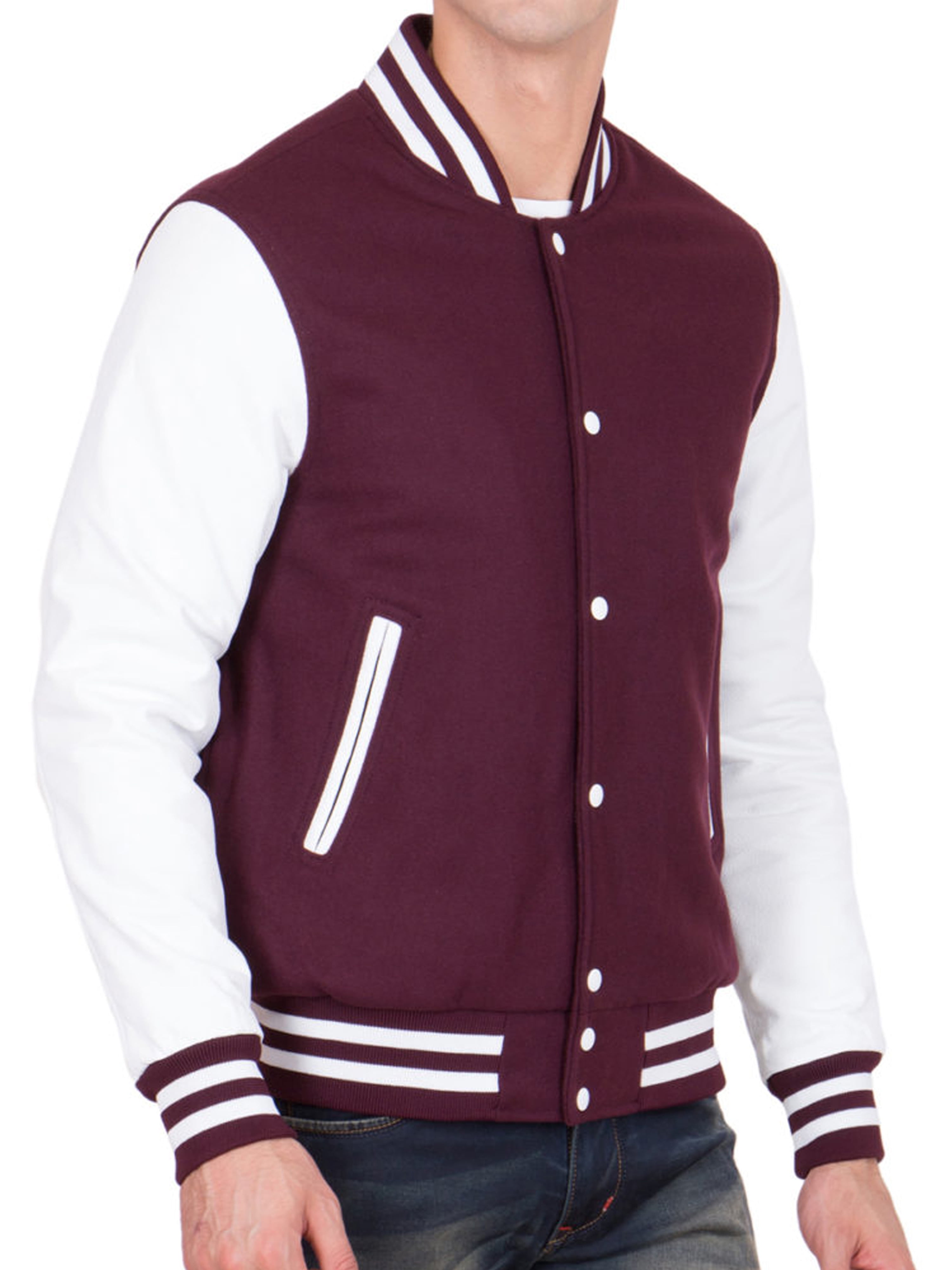 NKZNKZ Varsity Jacket Men Men's Baseball Jacket Outerwear Jackets High ...