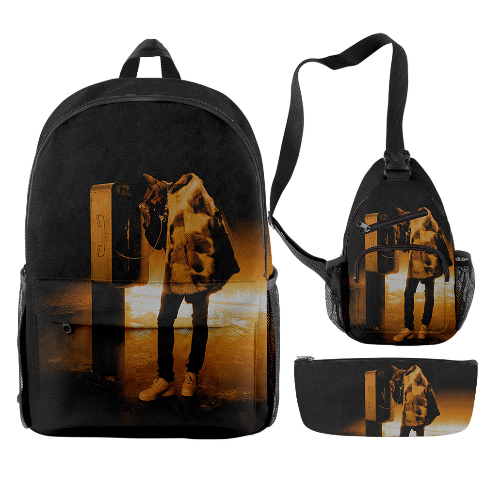 NLE CHOPPA Merch Rapper HipHop Backpack Three Piece bag suit Adult ...