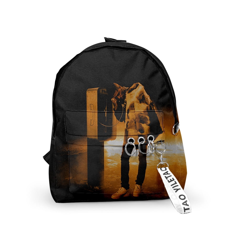 NLE CHOPPA Merch Rapper HipHop Bag Double Shoulder Backpack School ...