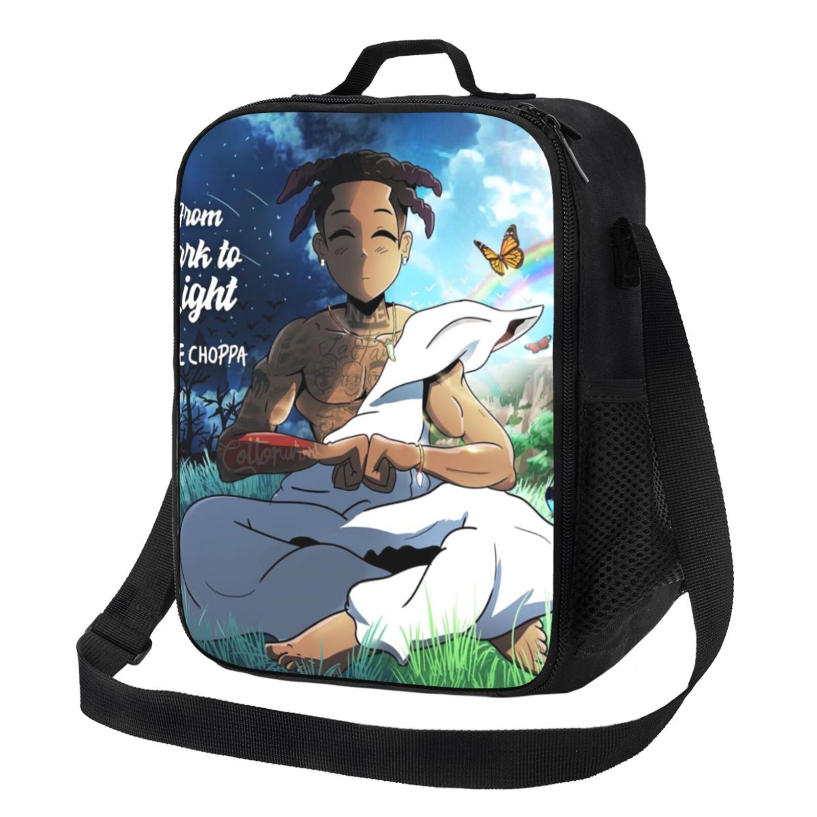 NLE Choppa Album Portable Lunch Bag Tote Bento Bag Insulated Cooler ...