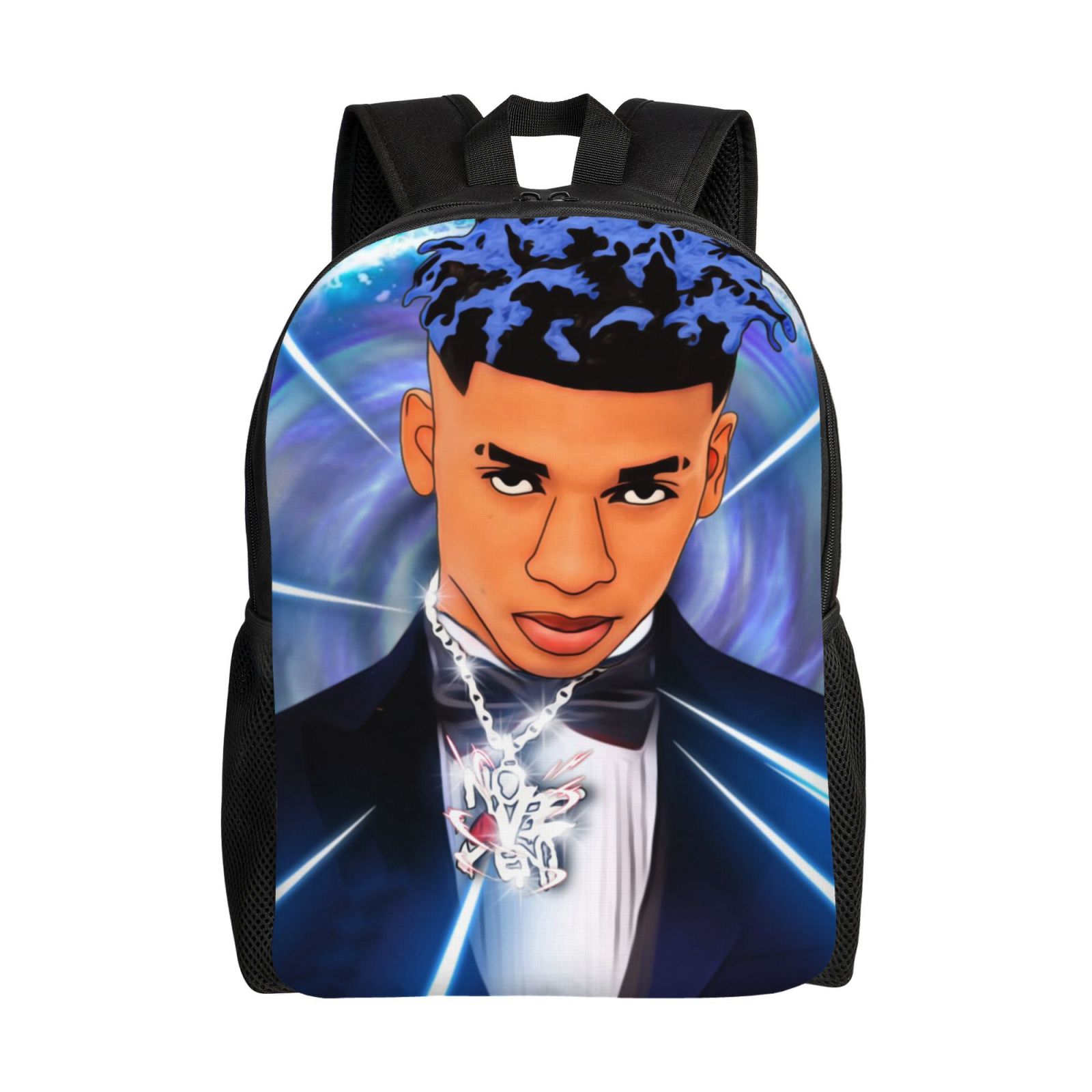 NLE Choppa Backpack Casual Adjustable Bookbag School Bag Unisex Laptop ...