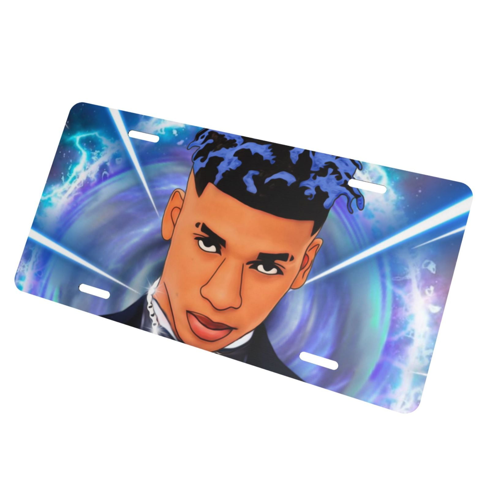 NLE Choppa License Plate Cover Vanity Tag Decorative Aluminum Style Car ...