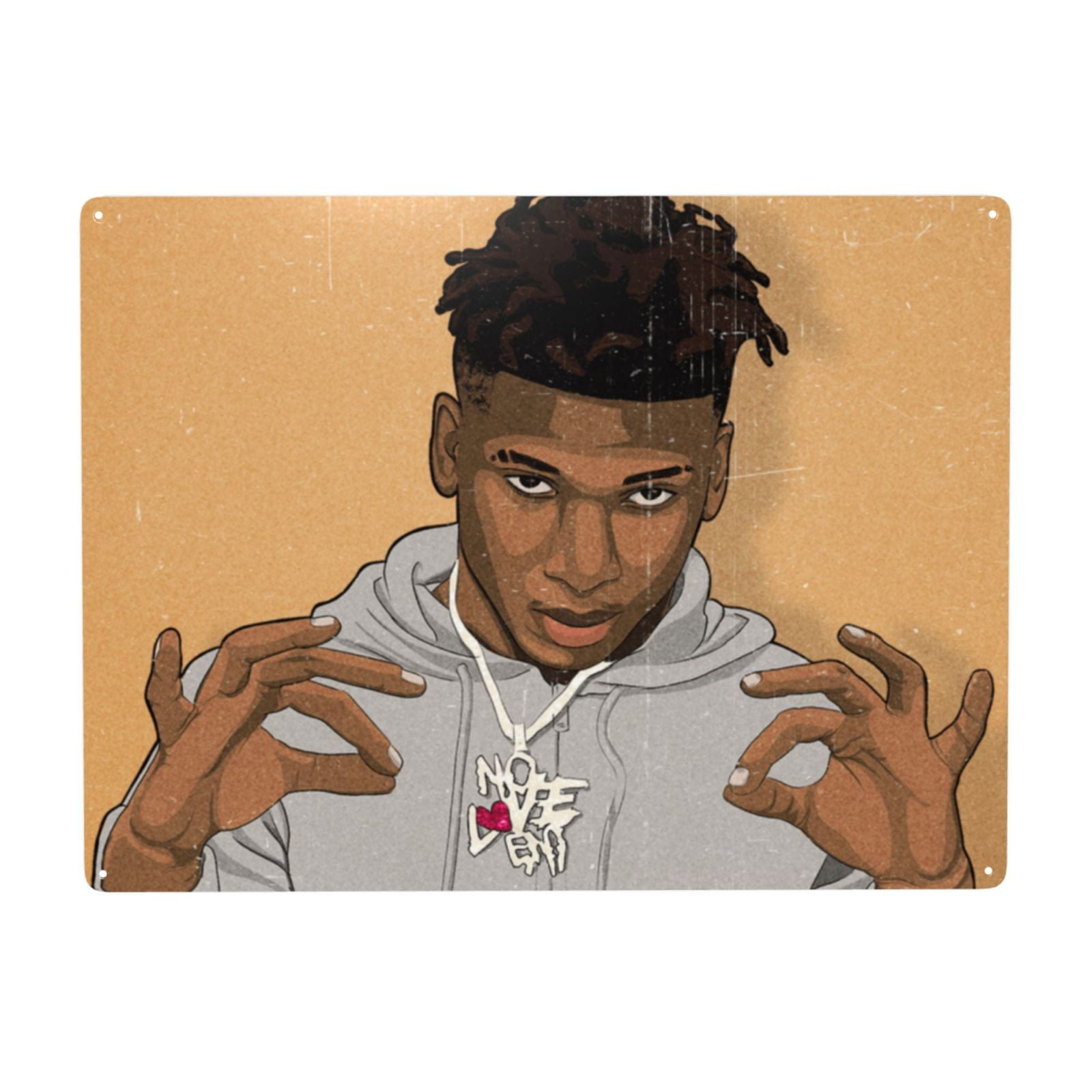 NLE Choppa Metal Sign Decor 30x40cm Wall Art Sign for Home, Living Room ...