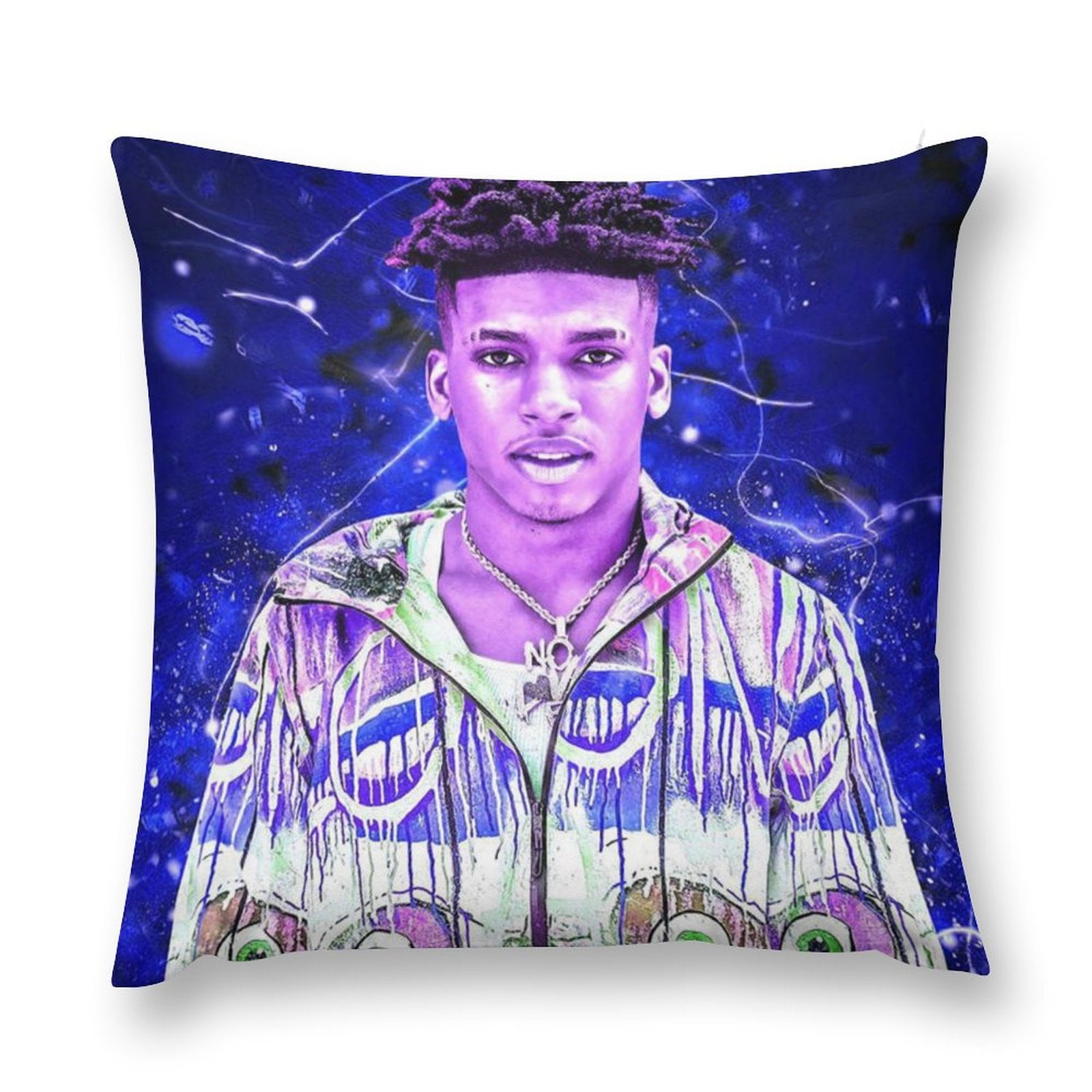 NLE Choppa Pillow Case Soft Square Pillow Cover Cozy Plush Pillowcases ...