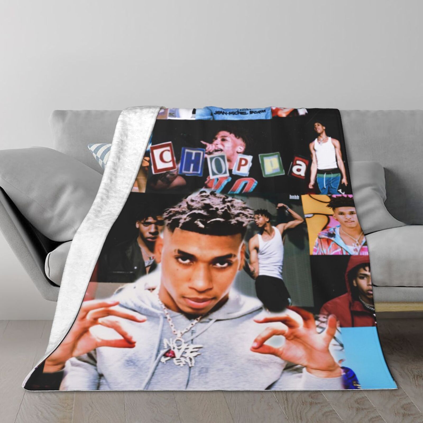 NLE Choppa Poster Air Conditioning Blanket Lightweight Soft Cozy Fuzzy ...