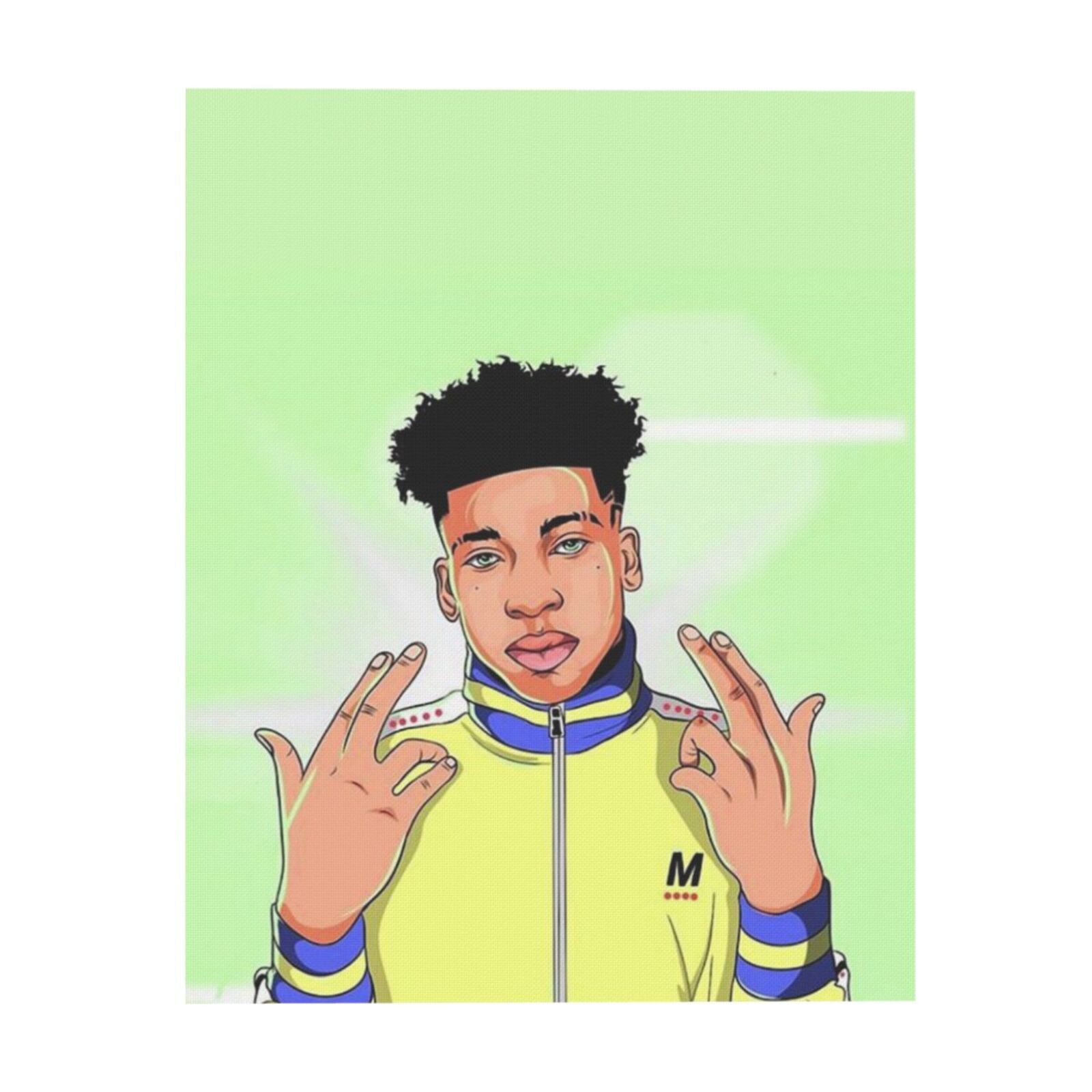 NLE Choppa Rap Canvas Decorative Poster Art Picture Painting Unframe ...