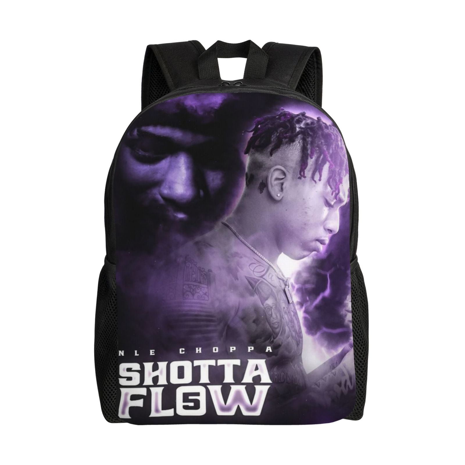 NLE Choppa Shotta Flow Backpack Casual Adjustable Bookbag School Bag ...