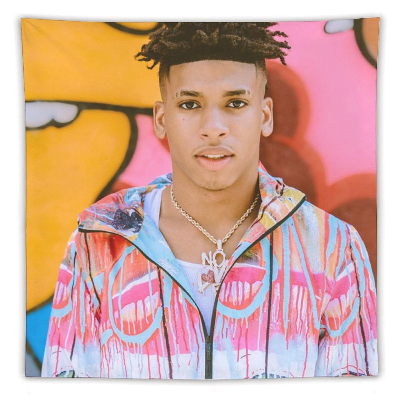 NLE Choppa Tapestry Wall Hanging Tapestries 60"x60" Wall Blanket ...