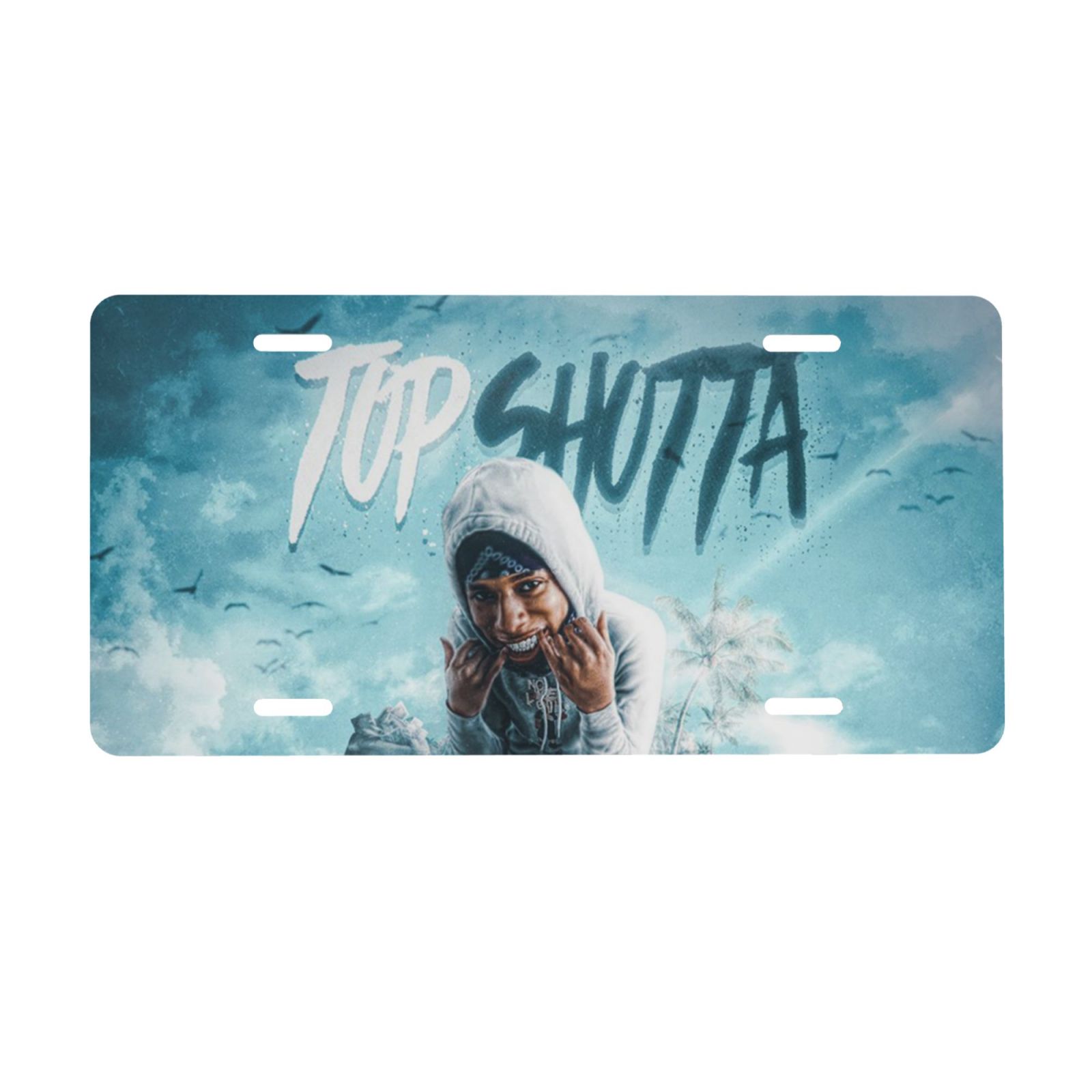 NLE Choppa Top Shotta License Plate Cover Vanity Tag Decorative ...