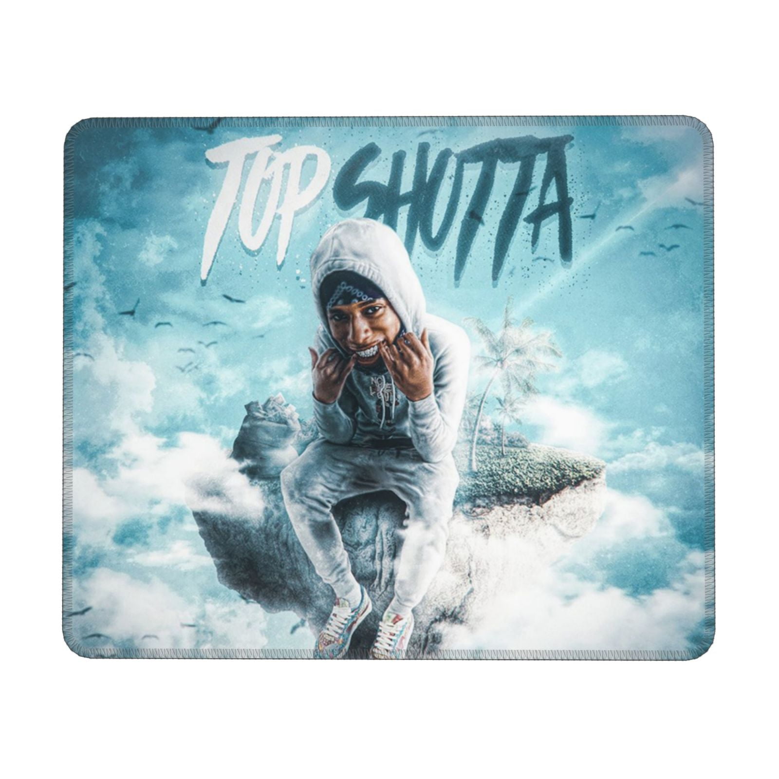 NLE Choppa Top Shotta Mouse Pad Non-Slip Rubber Base Mousepad Desktop ...