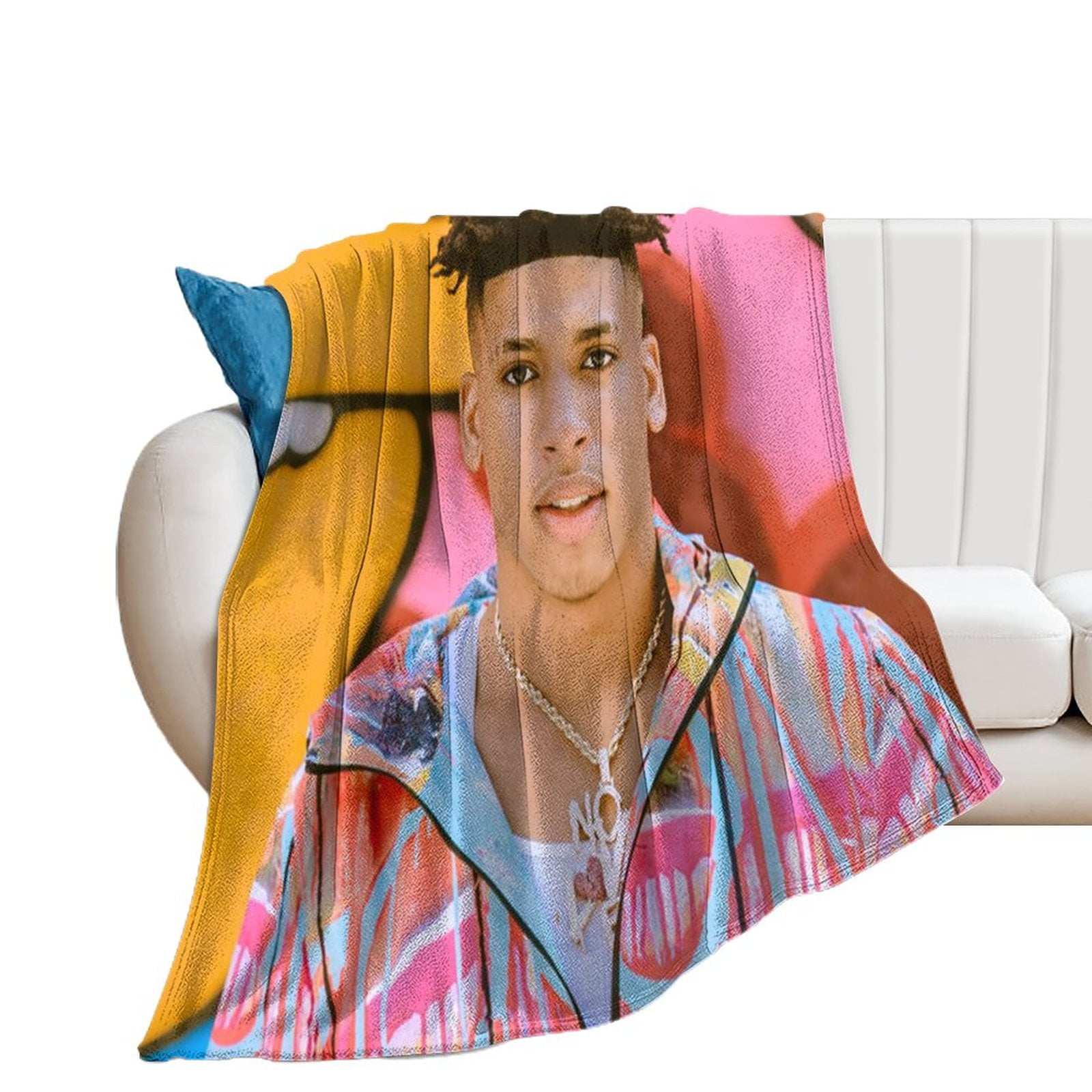 NLE Choppa Ultra Soft Blanket Luxury Flannel Lap Blanket Warm ...