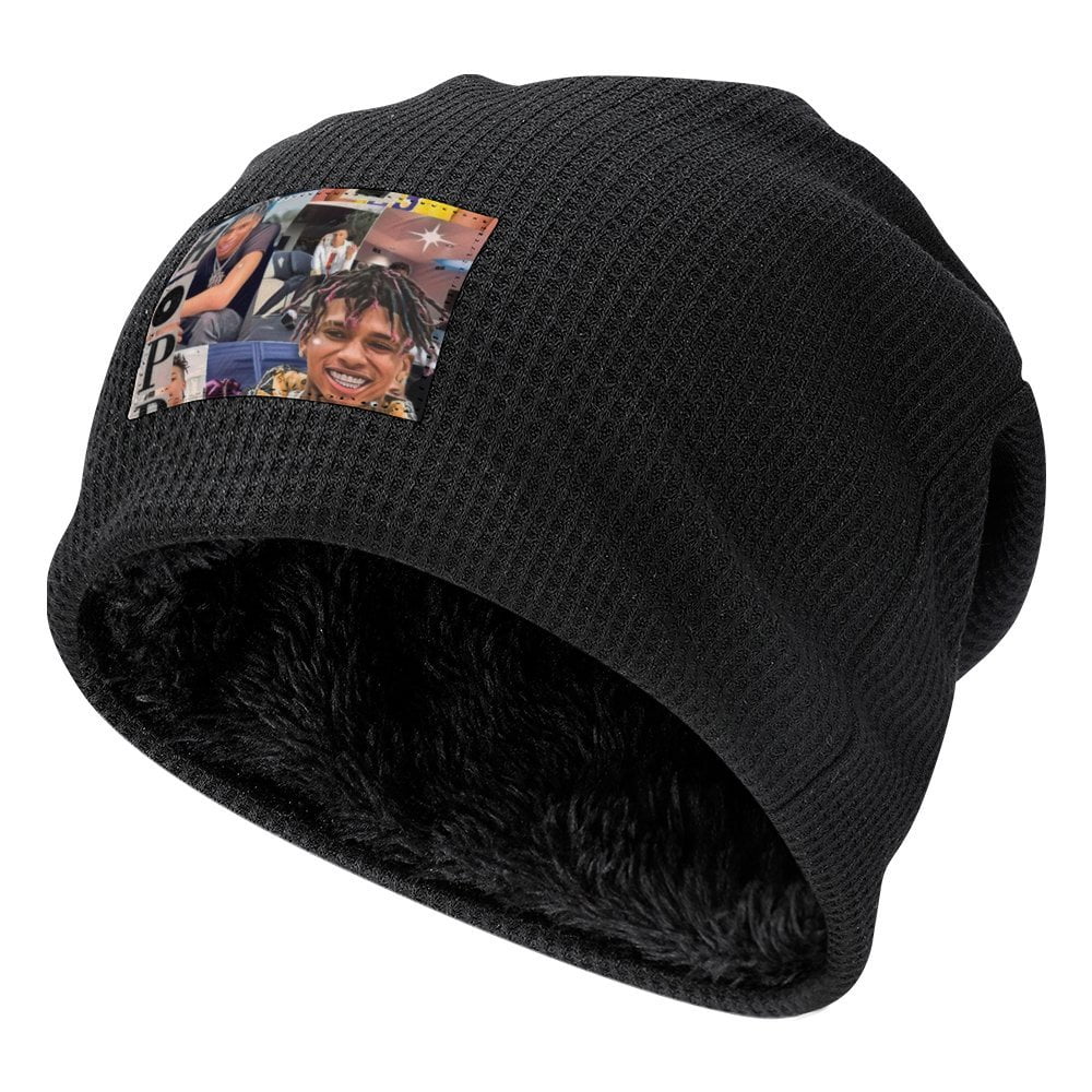 NLE Choppa Winter Beanie Hat Plush Pullover Cap Daily Thick Skull Cap ...