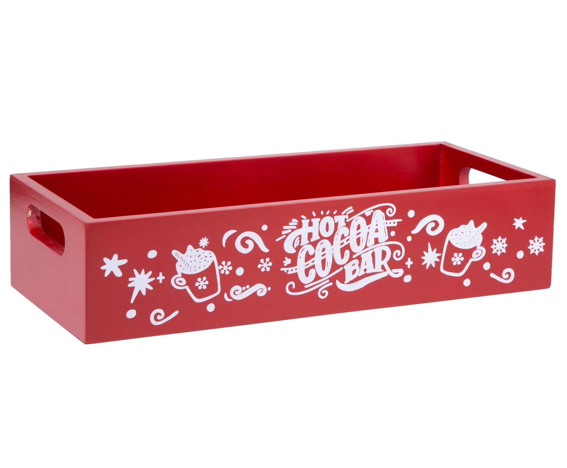 NLGQ Hot Cocoa Bar Wooden Christmas Decor Boxes - Hot Cocoa Bar ...
