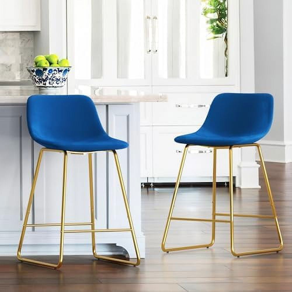 NLIBOOMLife Counter Height Stools Set of 4 30inch Fabric barstools ...