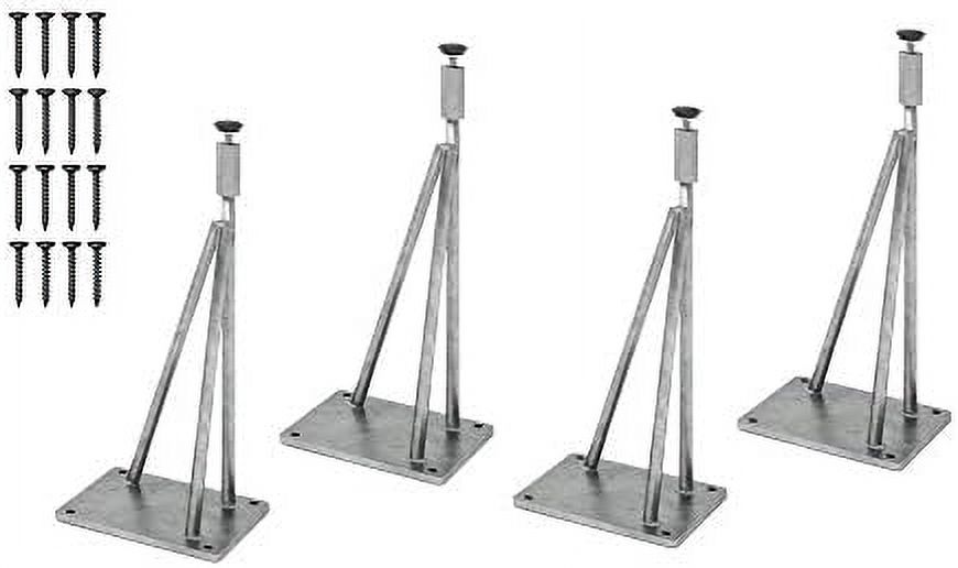 NLIBOOMLife Hairpin Leg Metal Table Leg Set of (4) Modern Industrial 3 ...