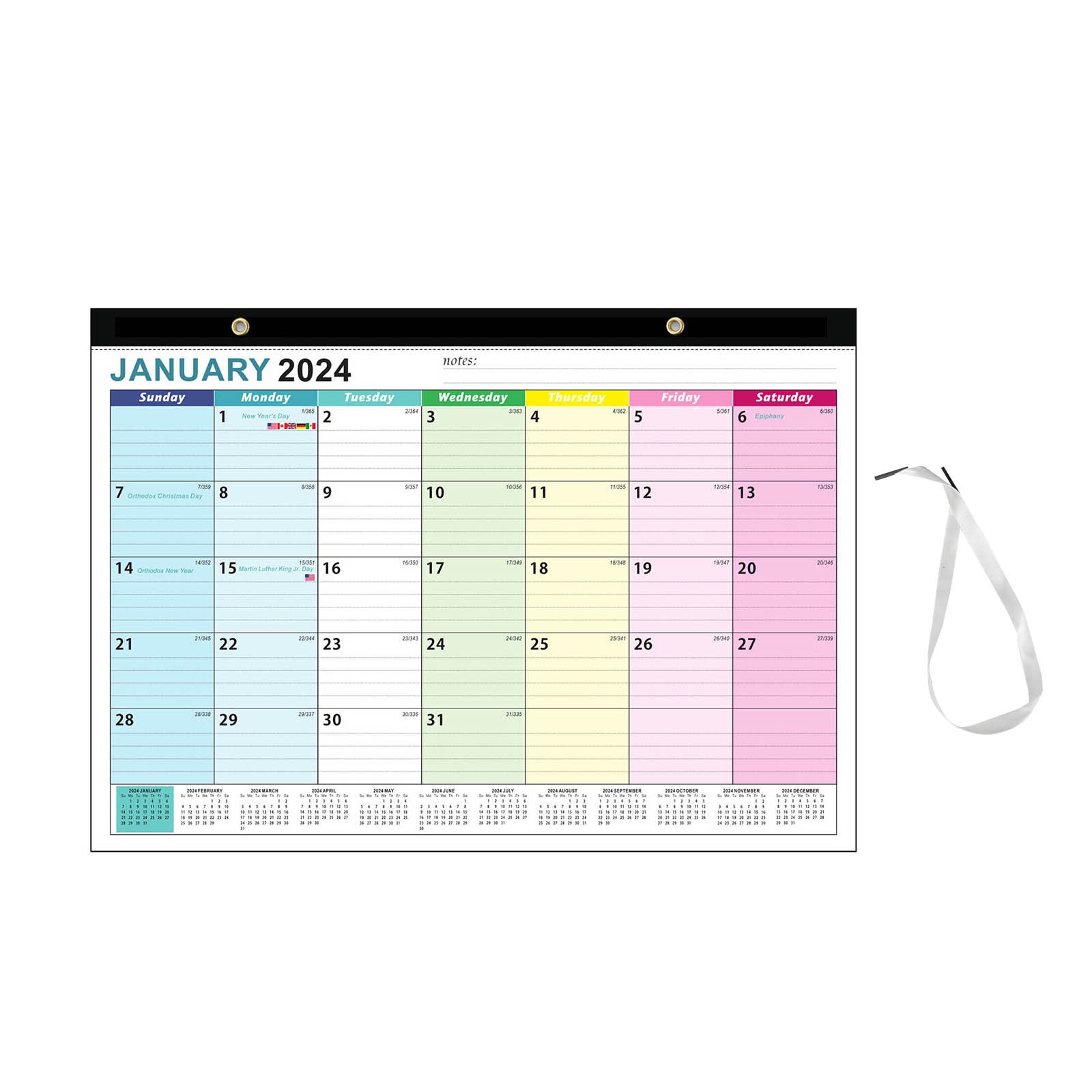 NLLSHGJ 2024 Desk Calendar 18 Months 2024.1 2025.6 Desk Calendar ...