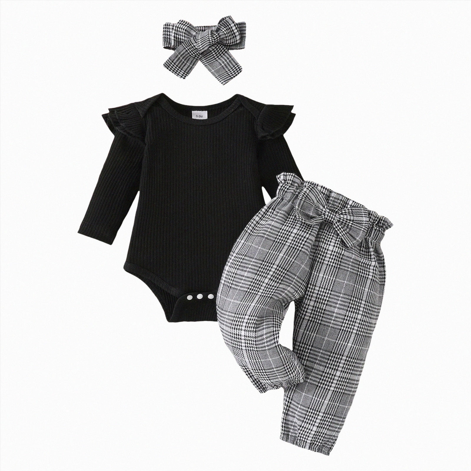 NLOMOCT Winter Baby Girl Clothes 3 Pcs Baby Girl Clothes Newborn ...