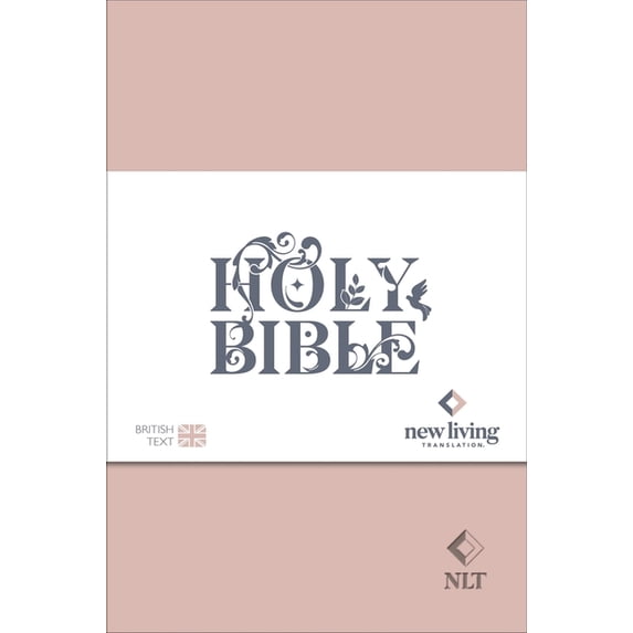 NLT Holy Bible, Pink Flexiback, Leather-Feel, Debossed Detailing ...
