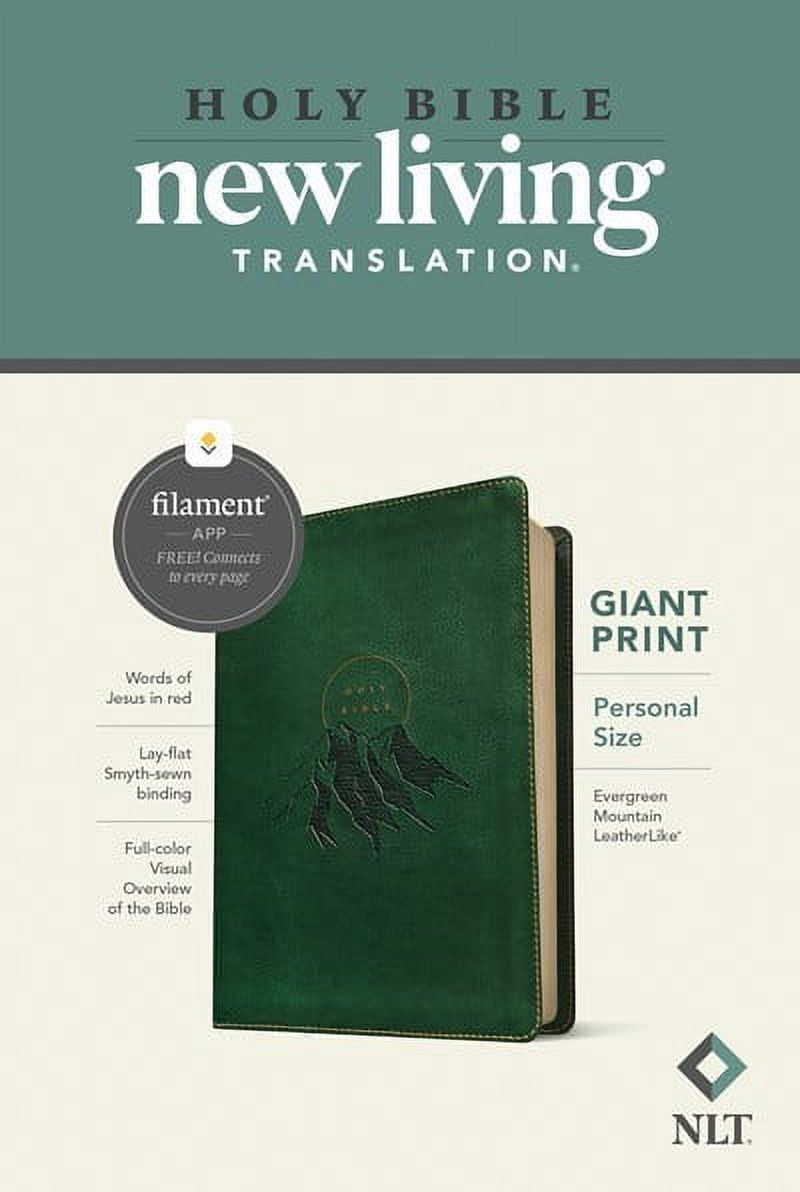 NLT Personal Size Giant Print Bible/Filament Enabled Edition-Evergreen ...