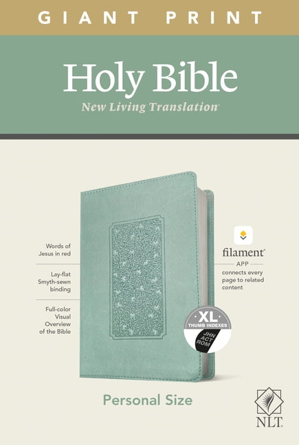 NLT Personal Size Giant Print Bible, Filament-Enabled Edition ...