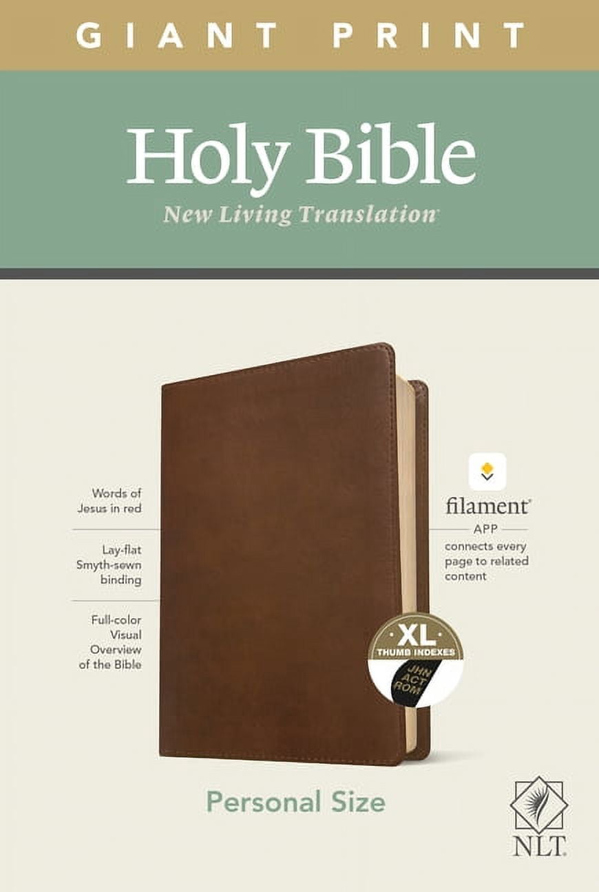 NLT Personal Size Giant Print Bible, Filament-Enabled Edition ...