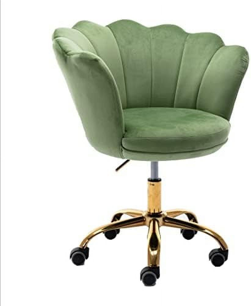 NLTBONNIE Comfy Home Office Task Chair with Wheels Cute Modern ...