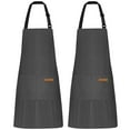 NLUS 2 Pack Cooking Aprons for Women Men, 29.5"x26.8" - Walmart.com