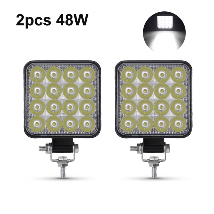 NLpearl 12V 24V LED Light Bar 42W 48W Mini LED Work Light Off Road ...