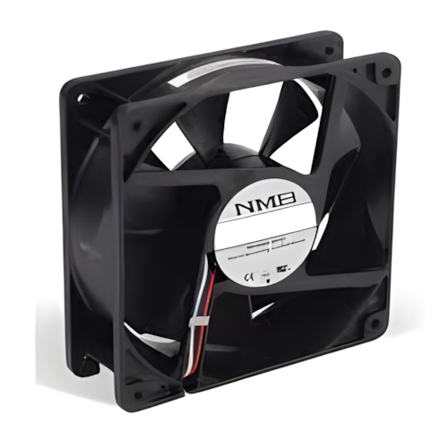 NMB TECHNOLOGIES 11938KA-24N-EL-00, DC Axial Fan, Sq119x38mm, 24VDC 0 ...